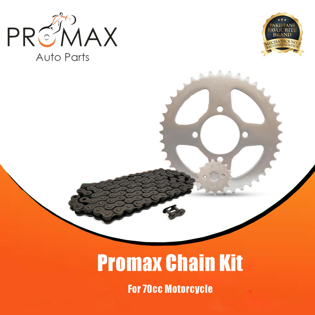 Promax Sprocket Chain Kit for 70cc Motorcycles - Pro Max